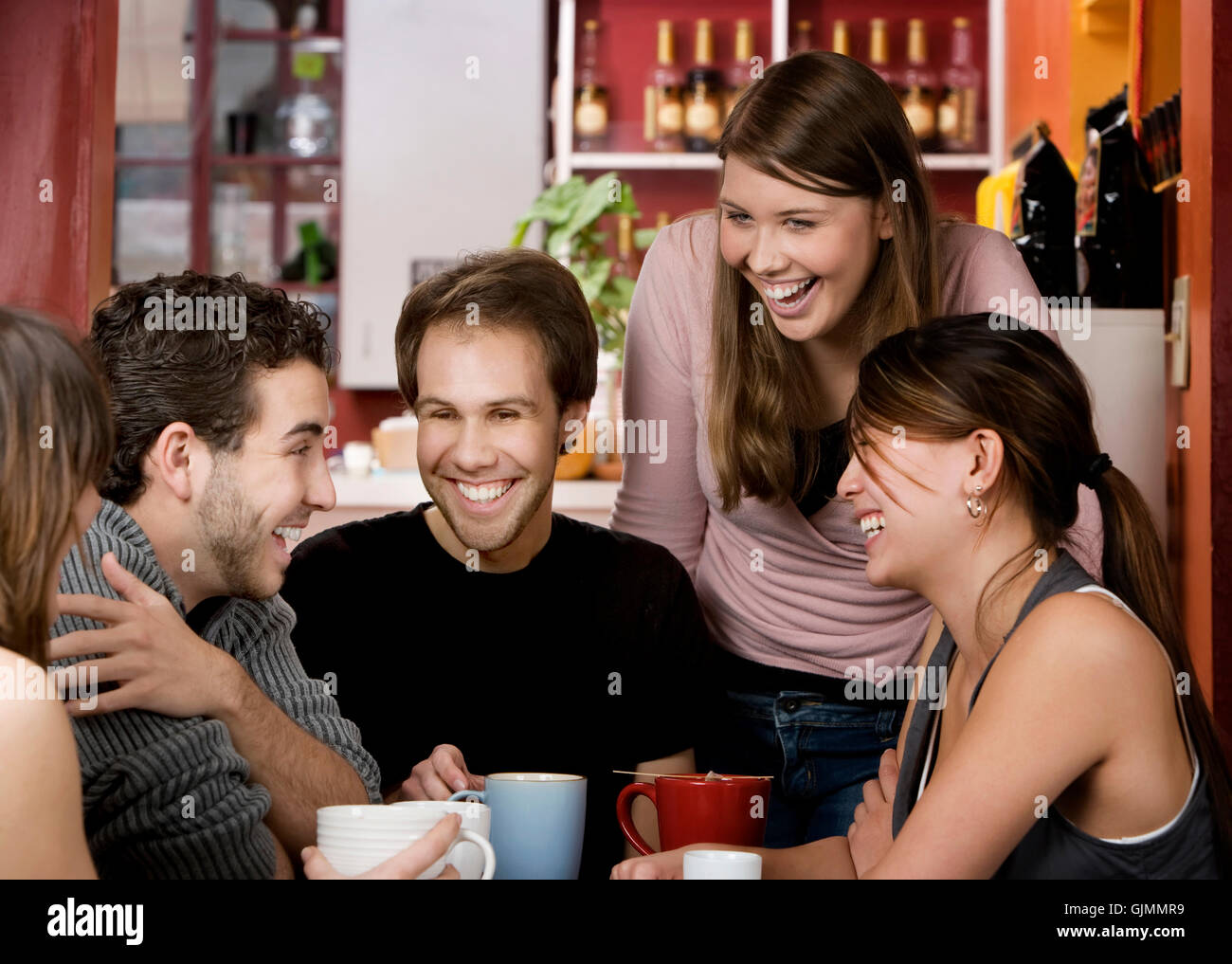 cafe laugh laughs Stock Photo - Alamy