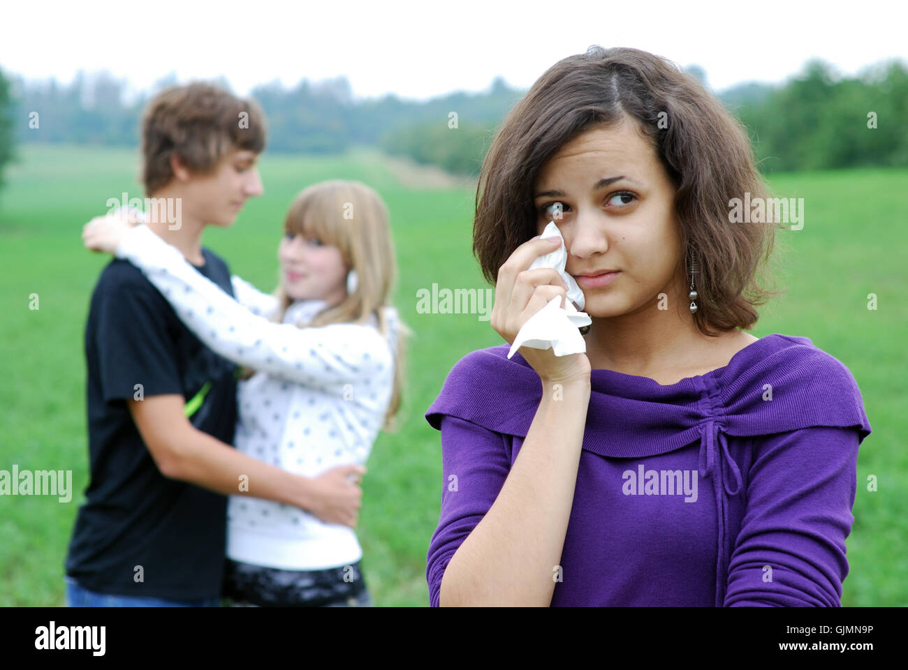 sad sulk jealousy Stock Photo - Alamy