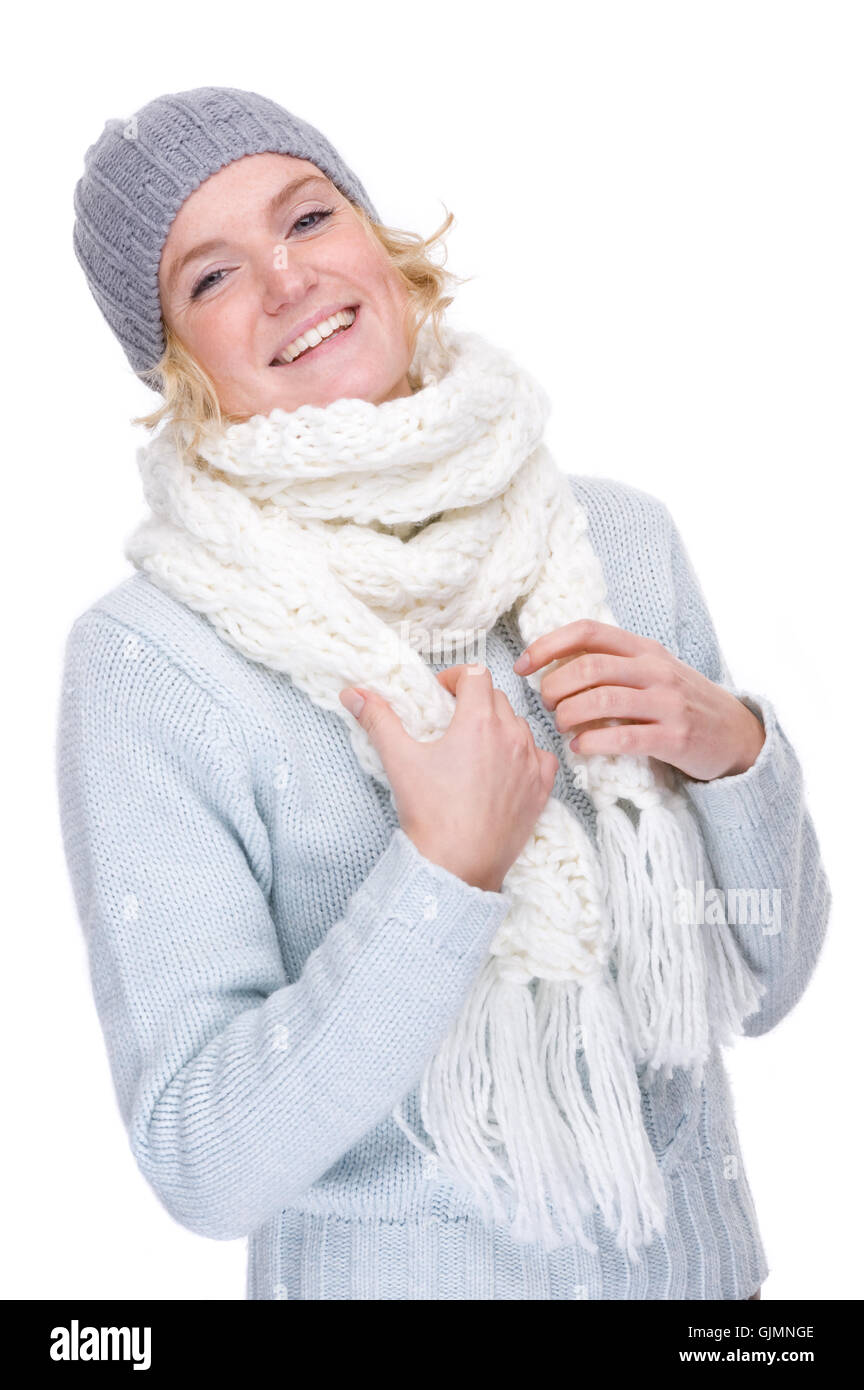 woman cold cap Stock Photo - Alamy