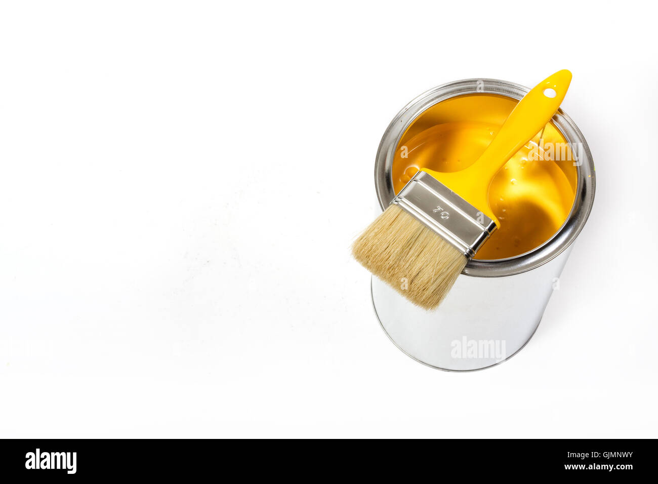 isolated can paintbrush Stock Photo - Alamy