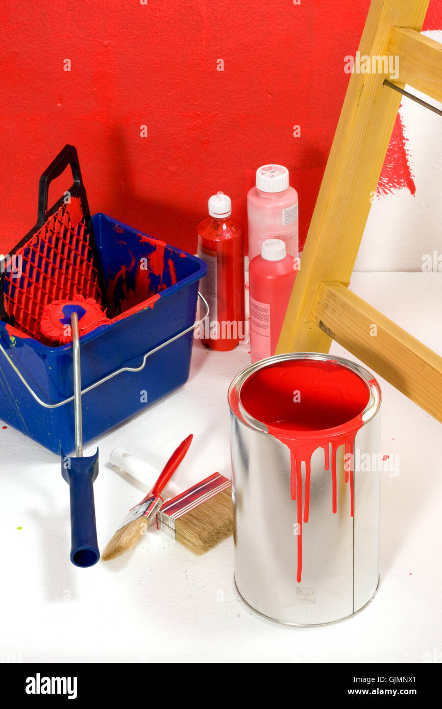 painting roller color Stock Photo - Alamy