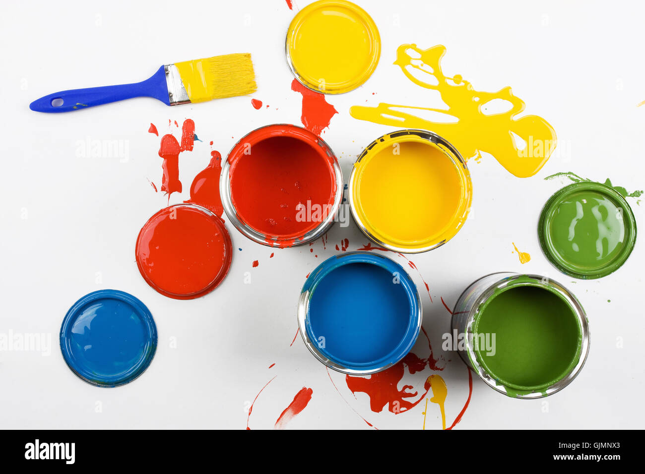 blue painting color Stock Photo - Alamy