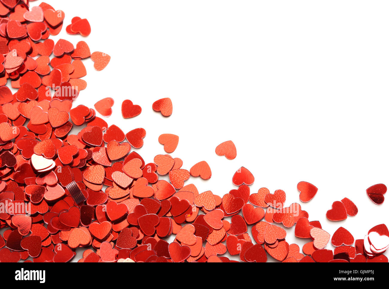 hearts confetti valentine Stock Photo - Alamy