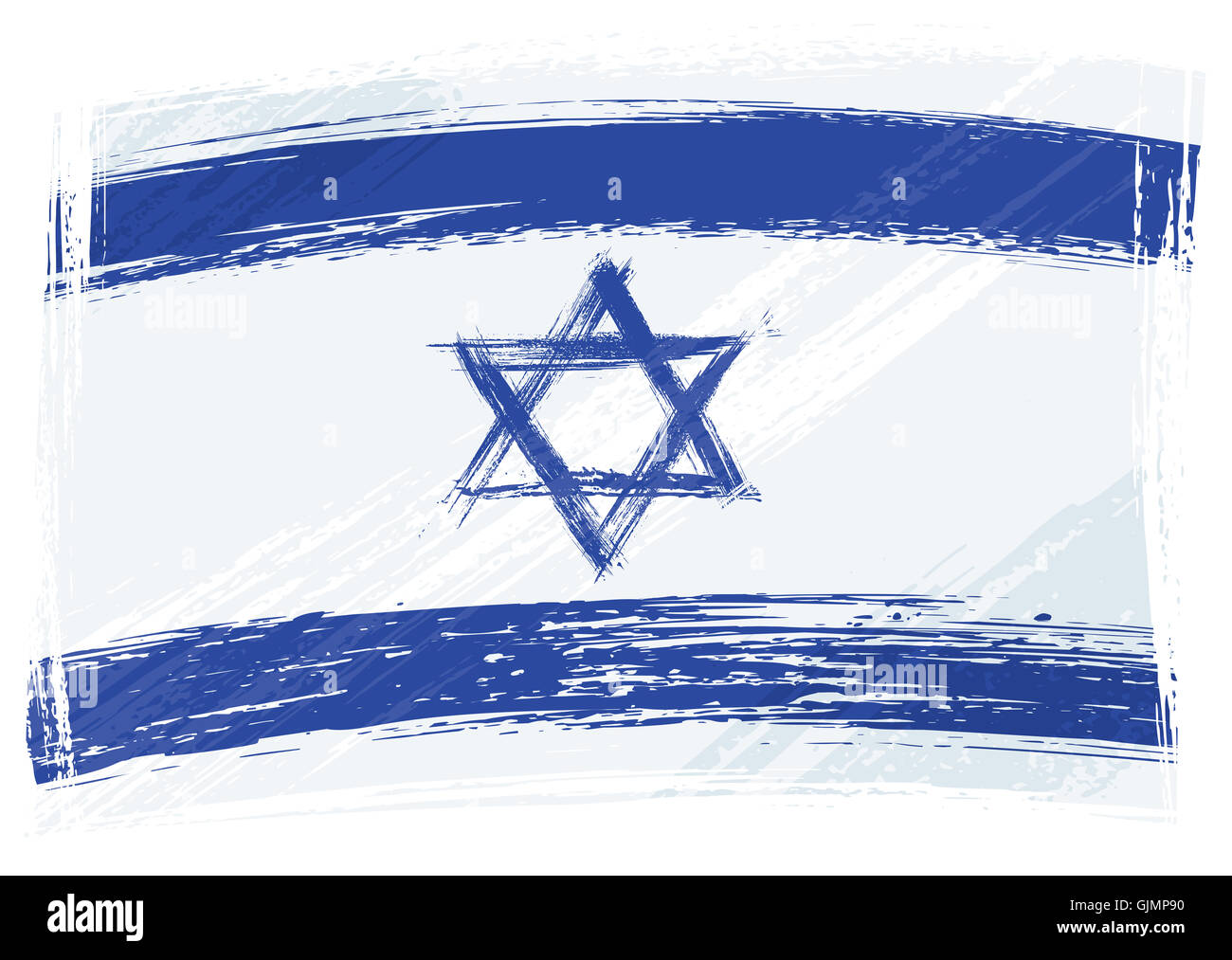 Israel flag isolated hi-res stock photography and images - Alamy