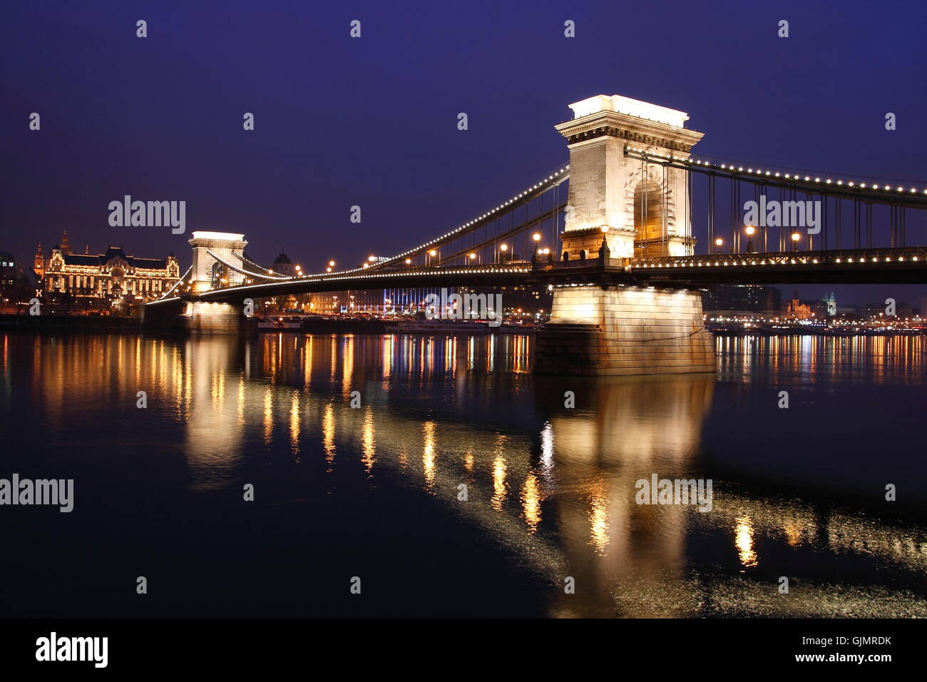 bridge capital budapest Stock Photo - Alamy
