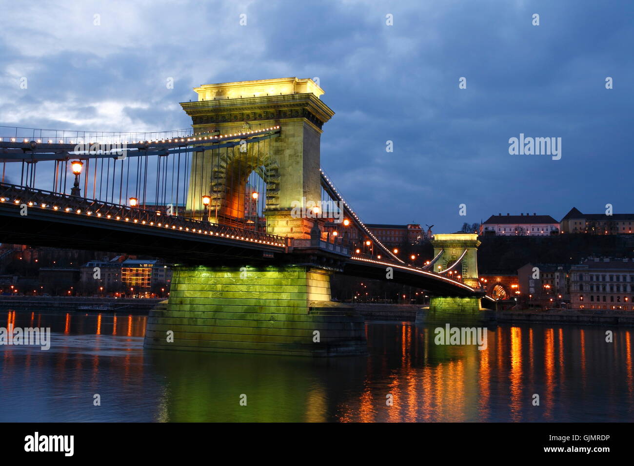 bridge capital budapest Stock Photo - Alamy