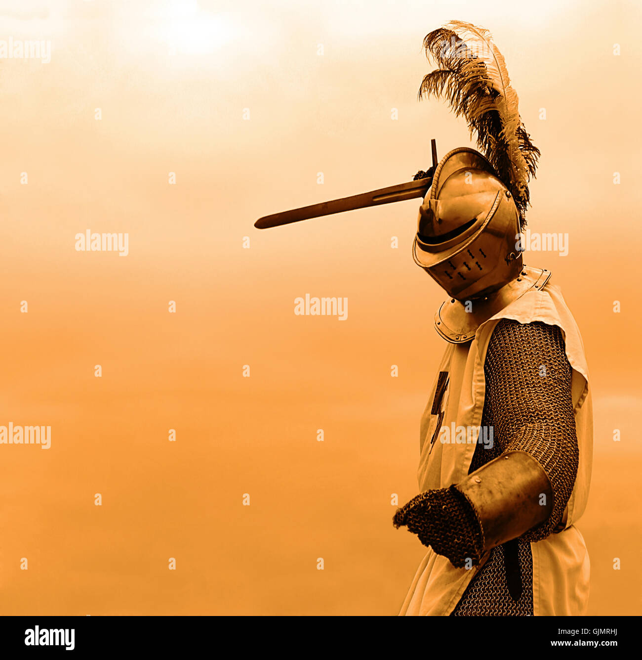 knight with sword Stock Photo - Alamy