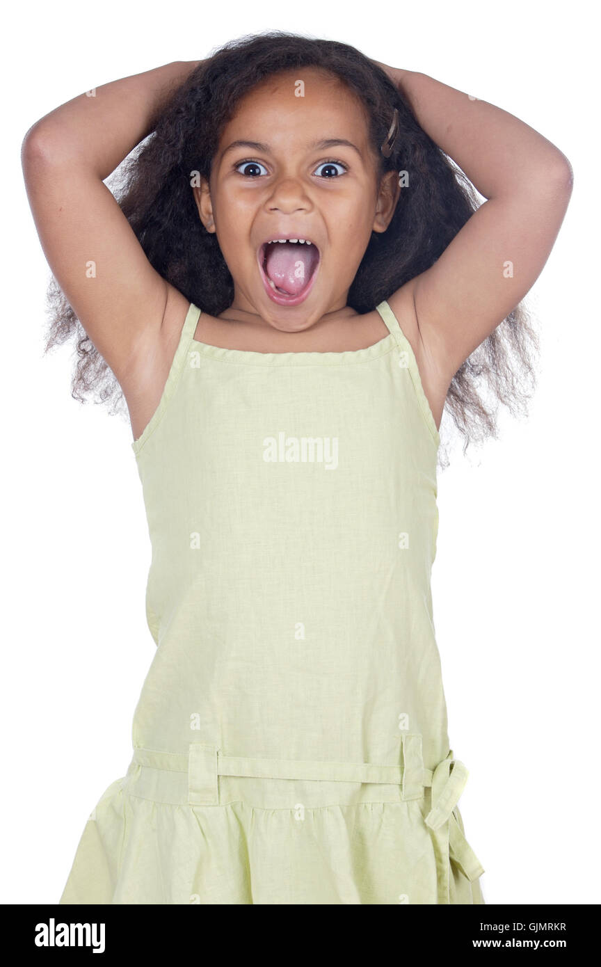 African rage yell Stock Photo - Alamy