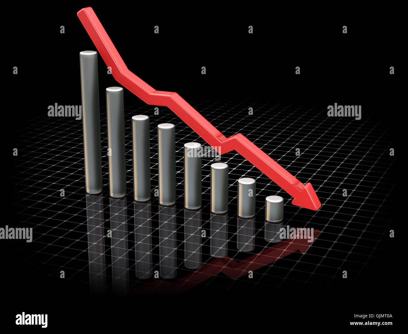 dollar dollars chart Stock Photo - Alamy