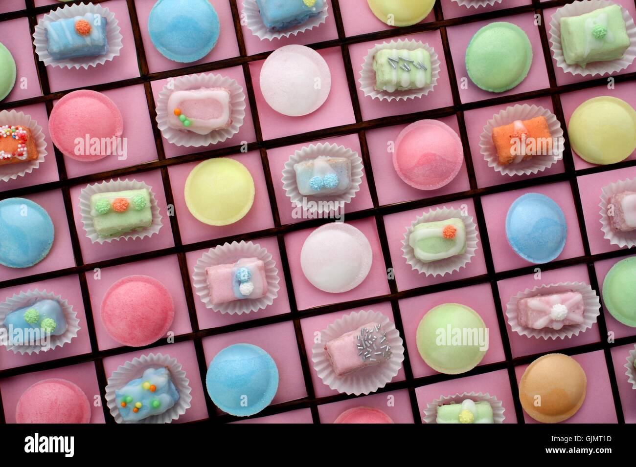 pastry pastel collage Stock Photo - Alamy