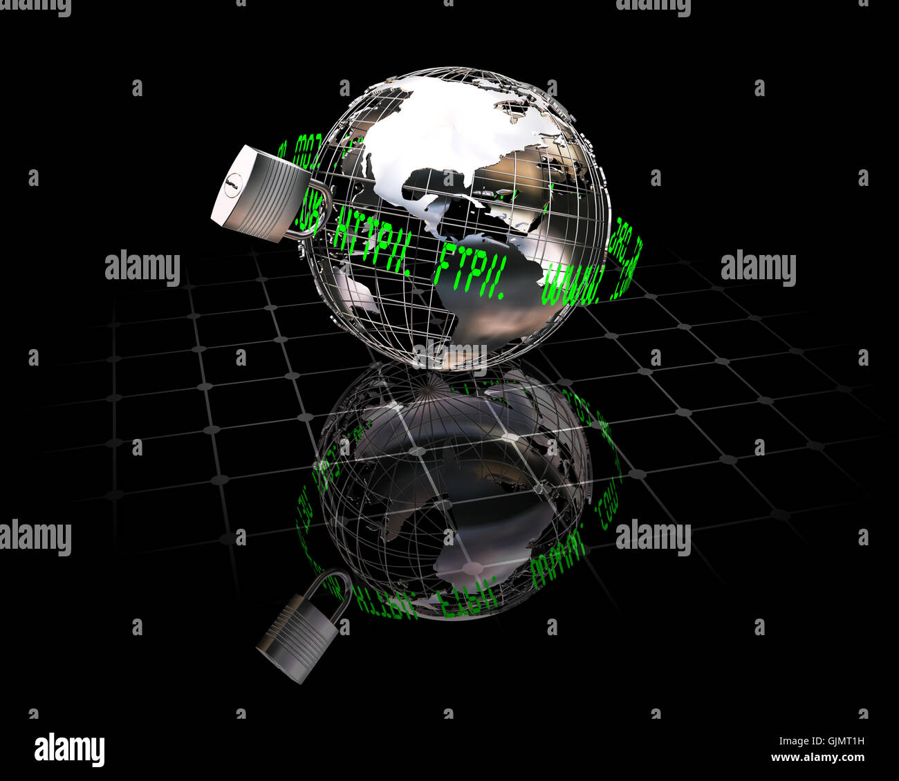 lock object model Stock Photo - Alamy