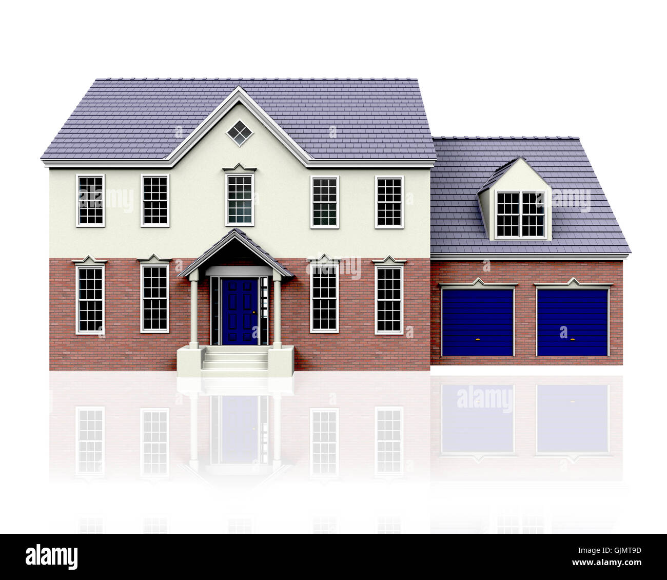 house building object Stock Photo - Alamy