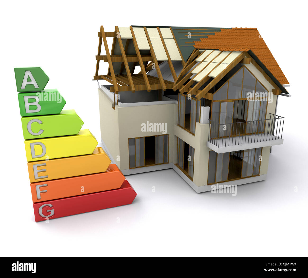 house building object Stock Photo - Alamy