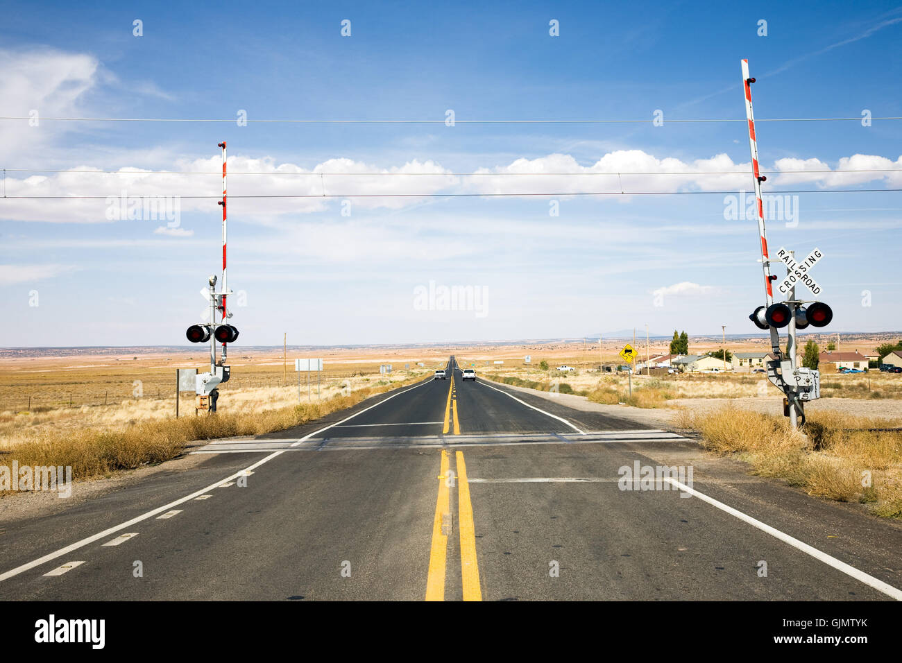 usa bar level-crossing Stock Photo - Alamy