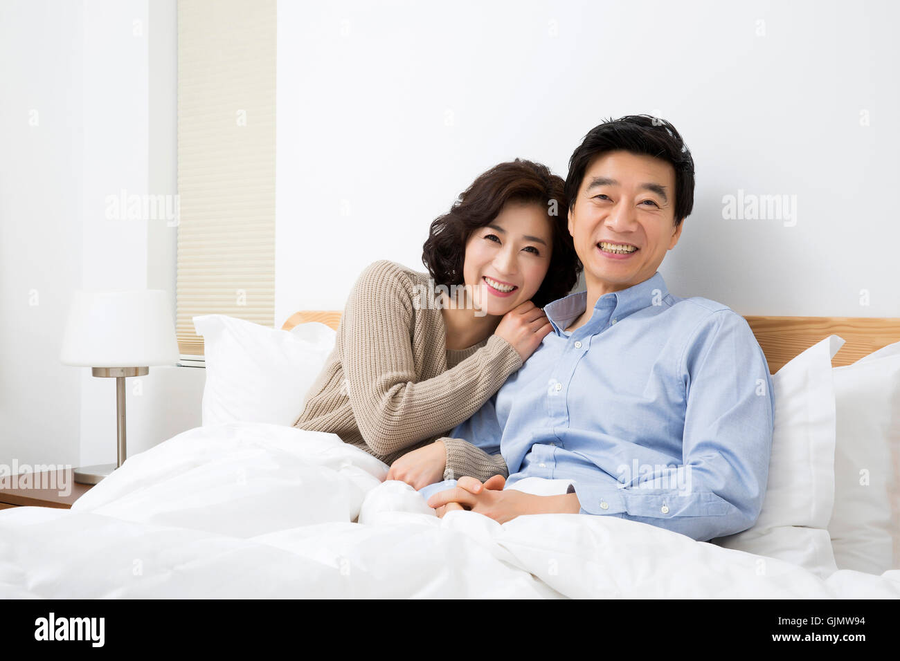 Middleaged couple bed hi-res stock photography and images - Alamy