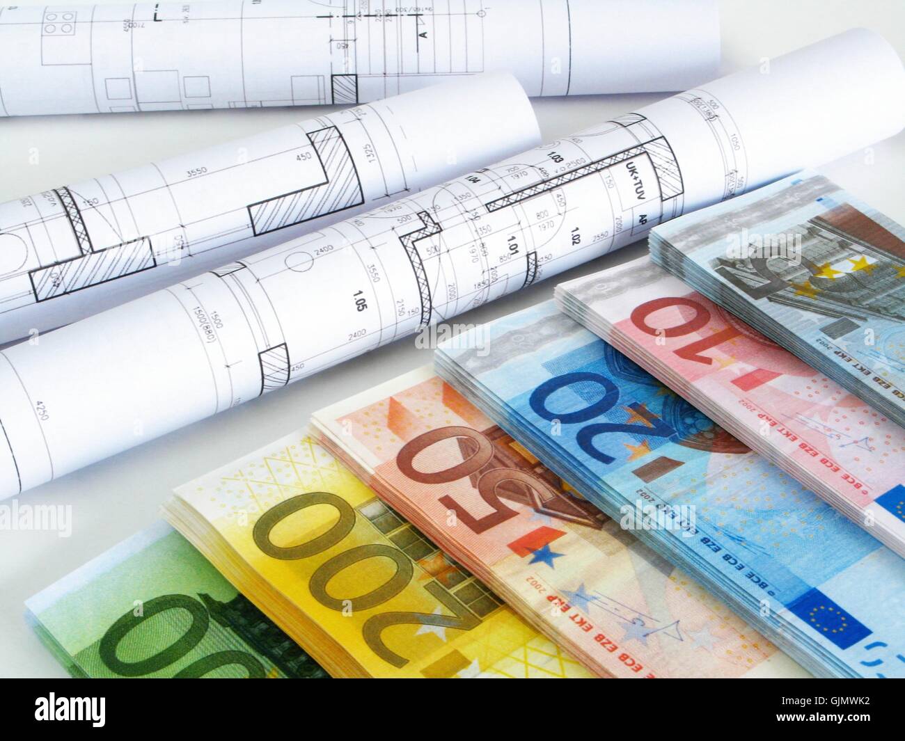 house building note Stock Photo - Alamy