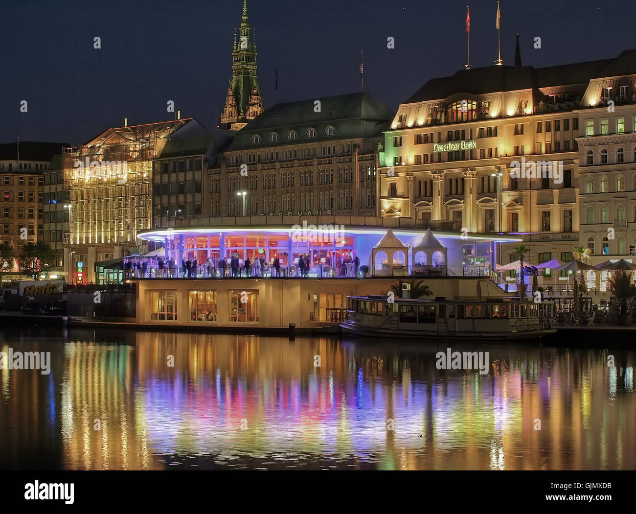 Hamburg alster lake cafe hi-res stock photography and images - Alamy