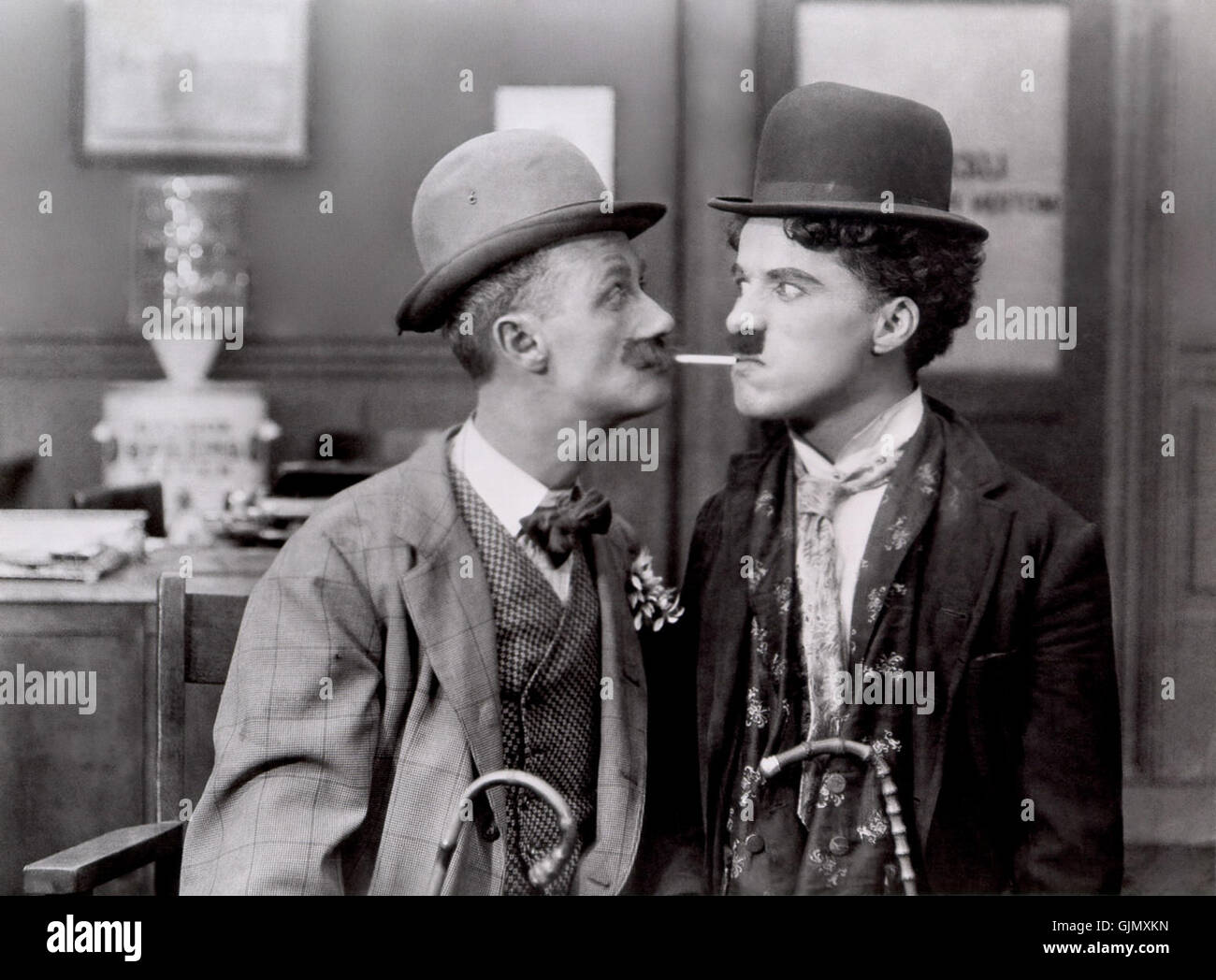 *His New Job* (1915) is a short silent comedy film starring Charlie ...