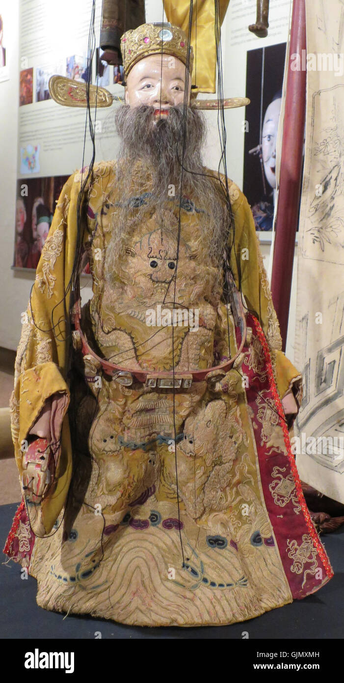A 19th-century marionette titled 'High Official' from Quanzhou, part of ...