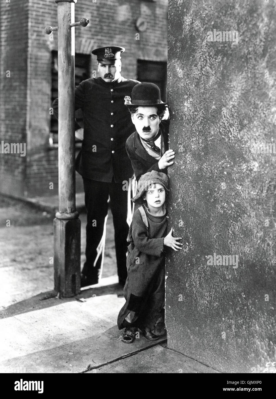 A still from Charlie Chaplin's 1921 film *The Kid*, one of his most ...