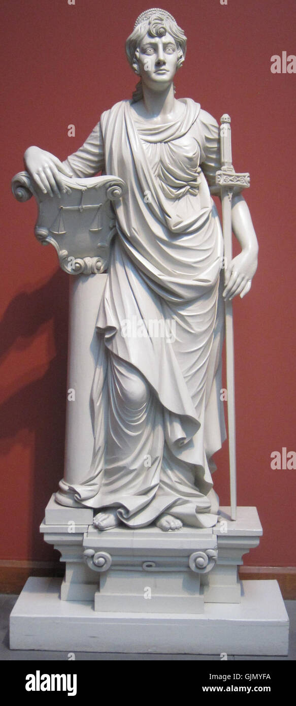 'Justice' is a pine carving by American sculptor William Rush. Known ...