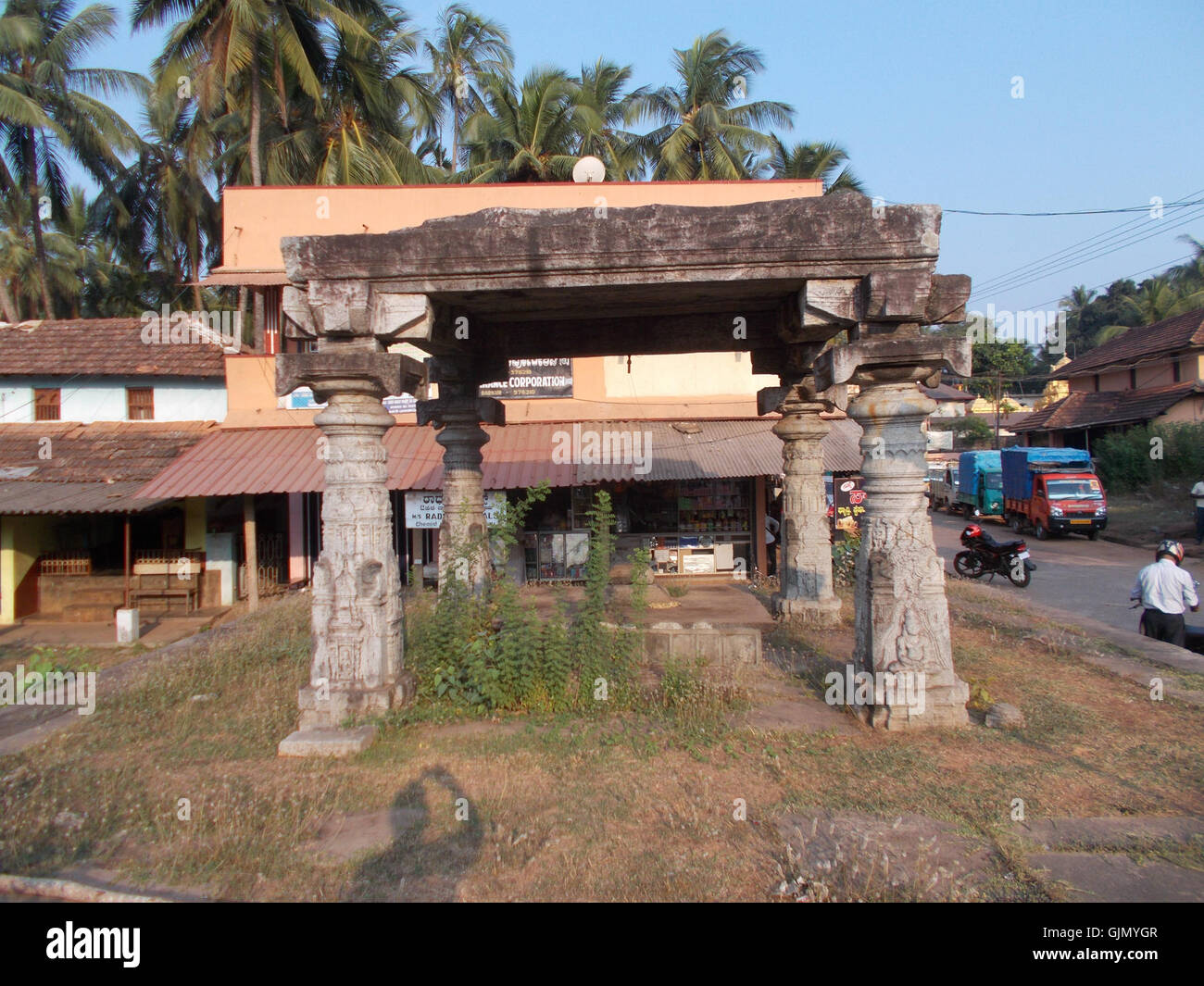 The *KALCHAPRA* monument is a commemorative structure, likely ...