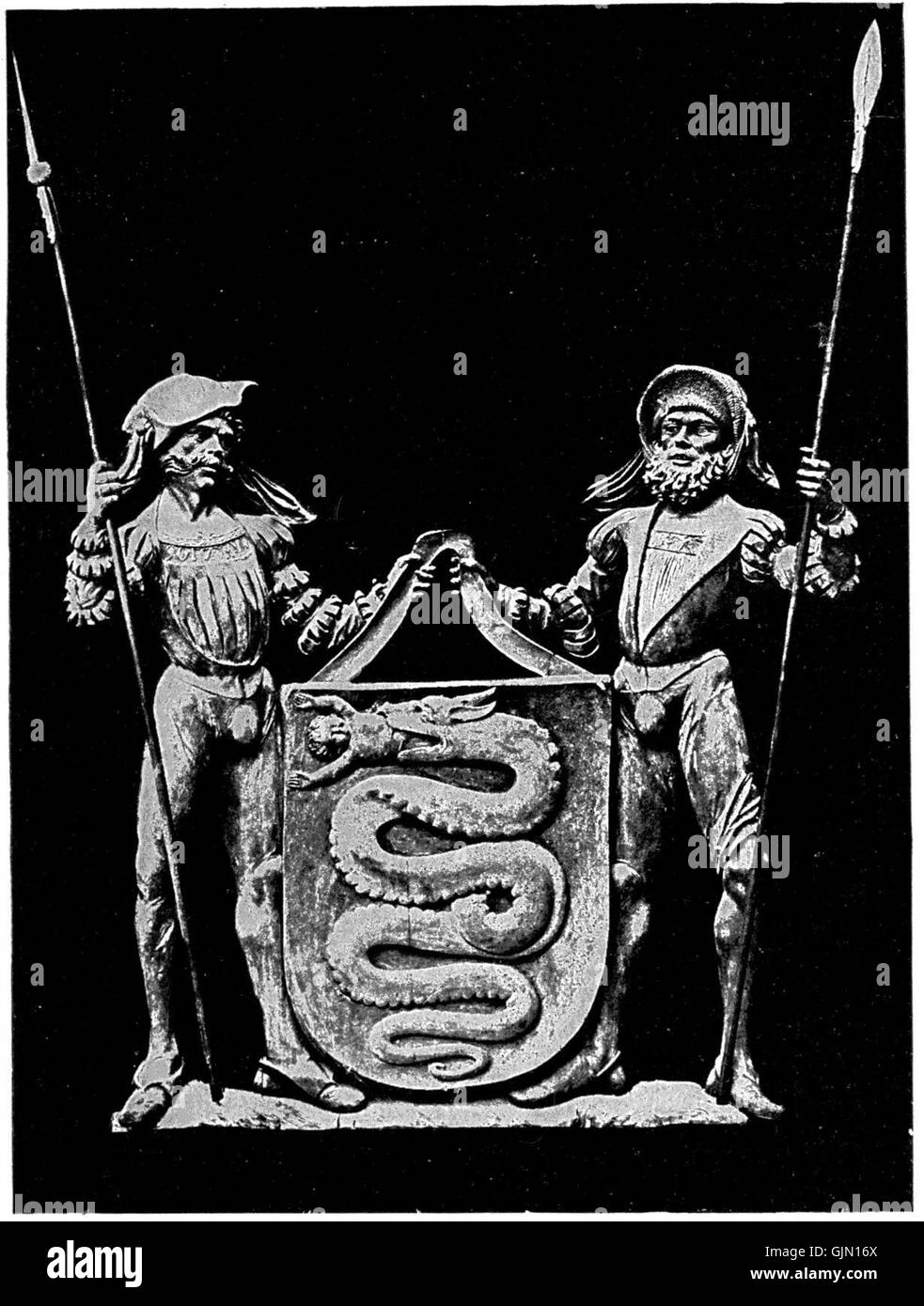 This figure from the 'Complete Guide to Heraldry' shows a detailed ...