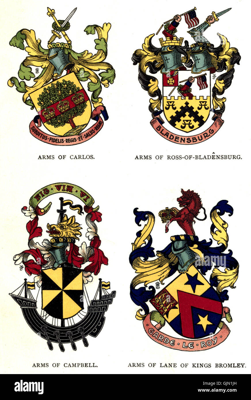 *Complete Guide to Heraldry*, a reference work showcasing various ...