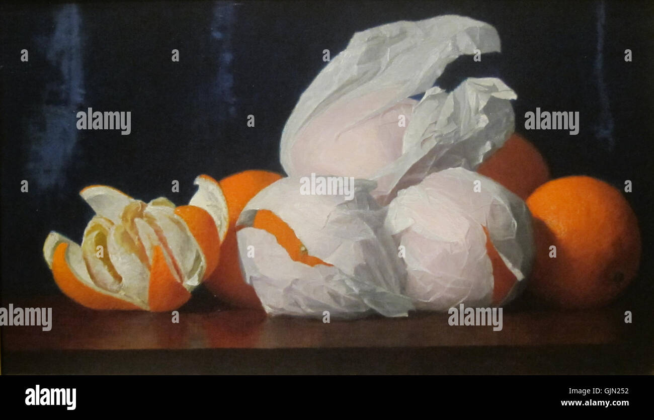 'Oranges in Tissue Paper' by William Joseph McCloskey is a still-life ...