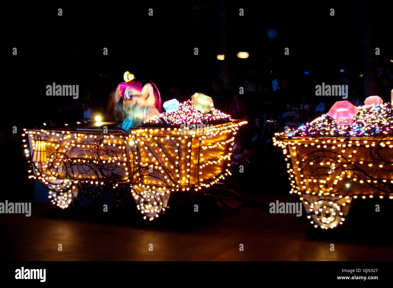 A historical image or reference to Disney's Electrical Parade, a famous ...