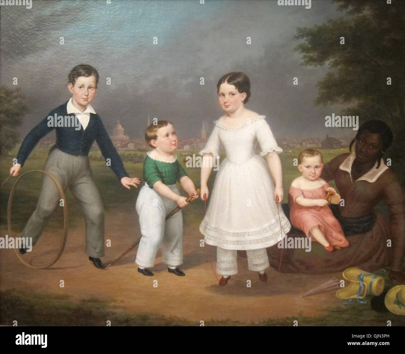This historical portrait or documentation likely references the Scott ...