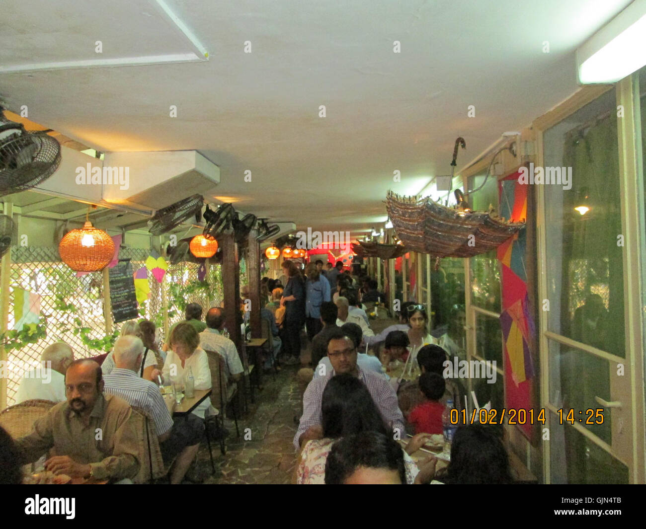 A photograph of the 'Samovar Restaurant' at the Jehangir Art Gallery ...
