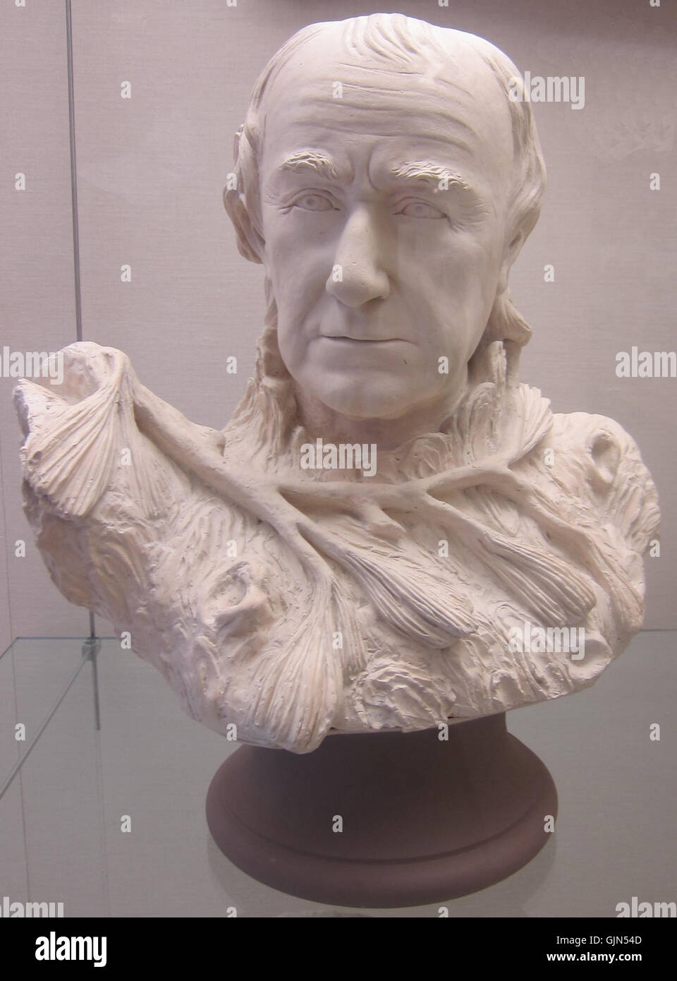 The *Self Portrait* by William Rush, created in terracotta in 1822, is ...