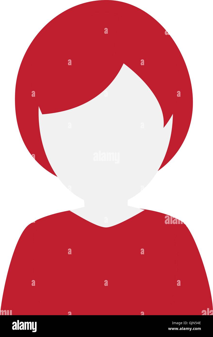 faceless woman portrait icon Stock Vector Image & Art - Alamy