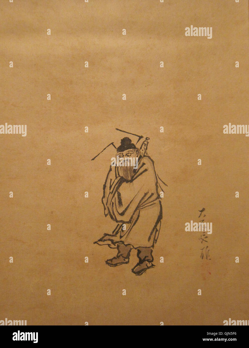 *Shoki, the Demon Queller* by Oishi Yoshio is a Japanese artwork ...