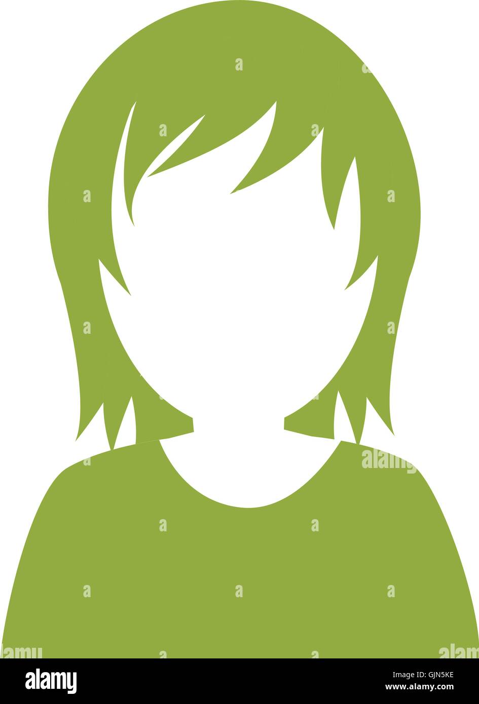 faceless woman portrait icon Stock Vector Image & Art - Alamy