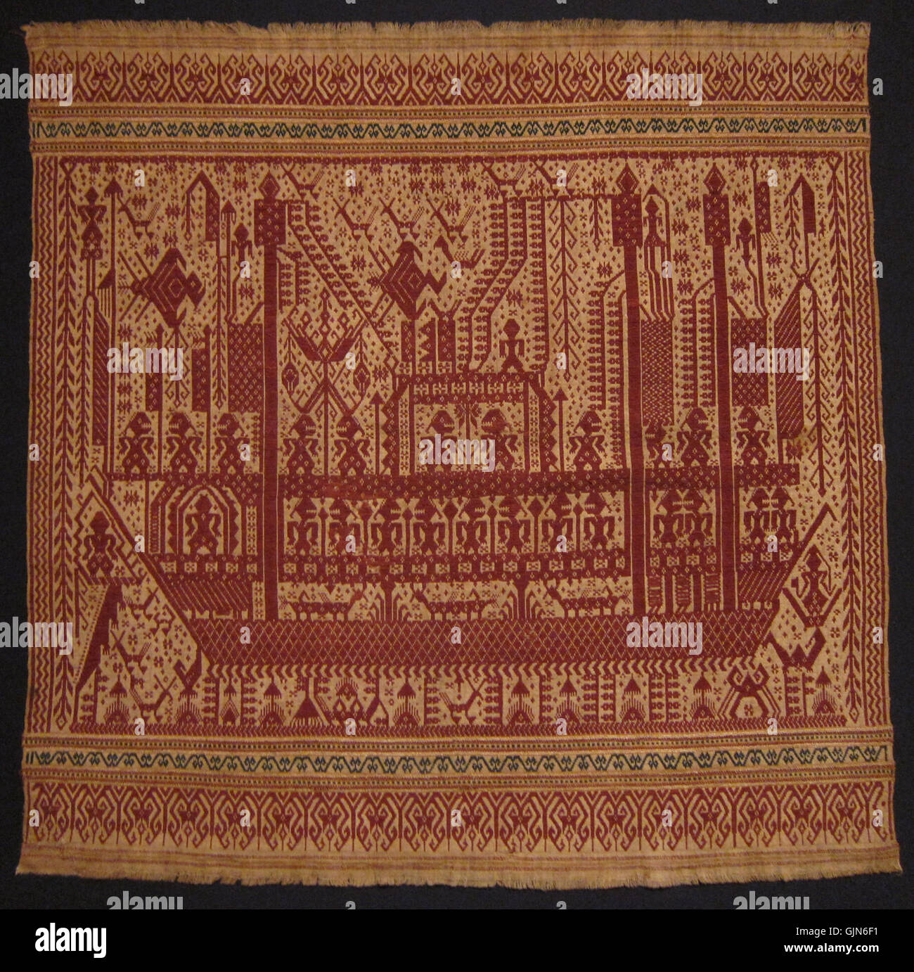 This 19th-century 'Tampan,' a traditional ship cloth from Lampung ...