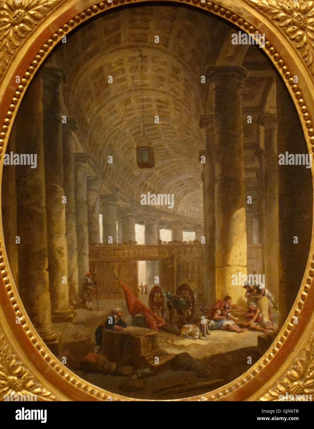 'The Colonnade of Saint Peter's, Rome, during the Conclave' (c. 1769 ...