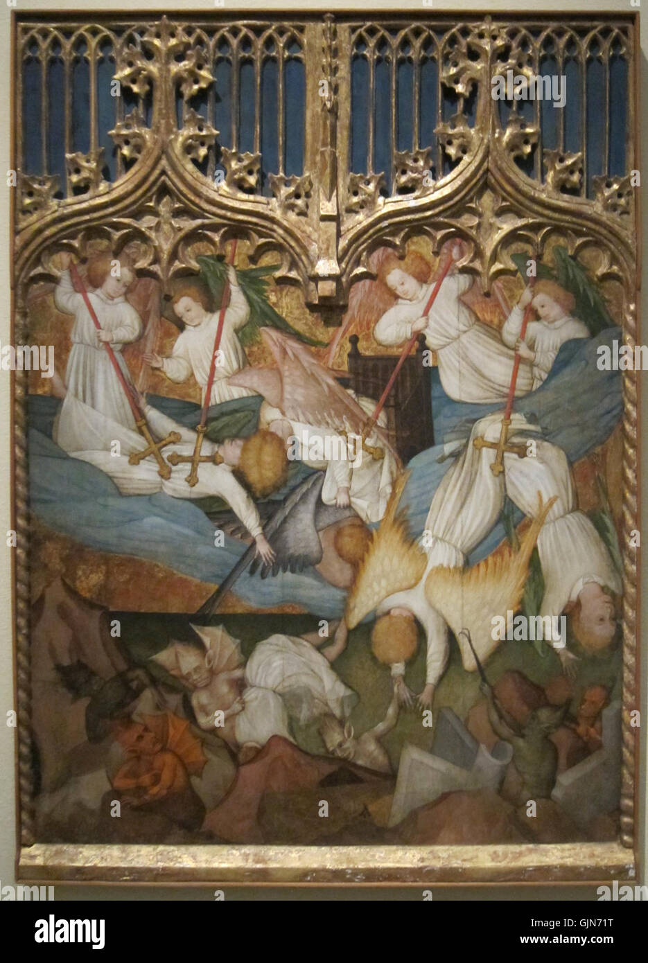 *The Fall of the Angles* is a dramatic painting by NicolÃ s FrancÃ©s ...