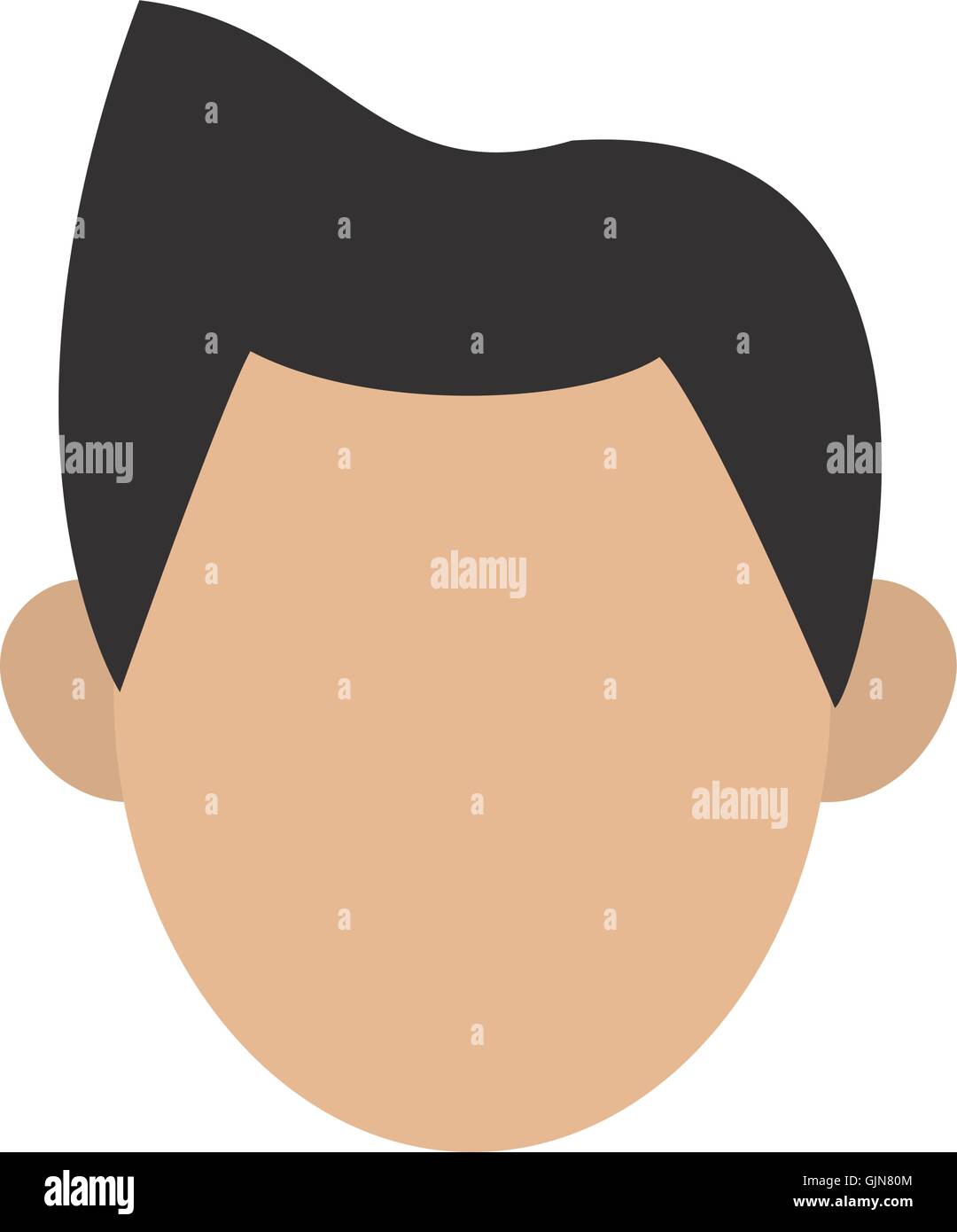 faceless man portrait icon Stock Vector Image & Art - Alamy