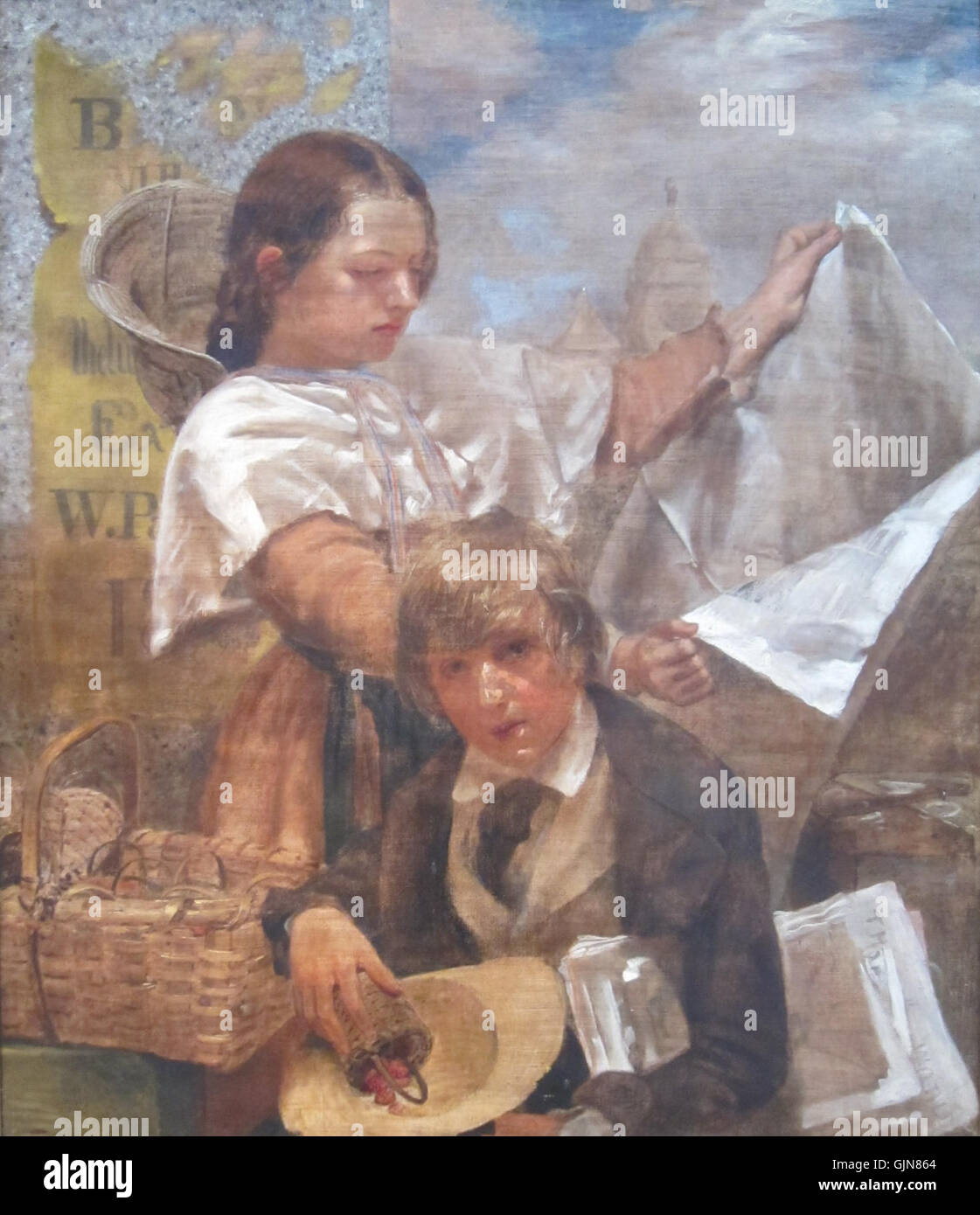 'The Young Merchants' (1842) by William Page depicts two boys in a 19th ...