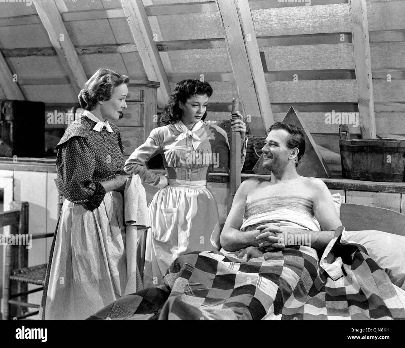 Irene Rich, Gail Russell & John Wayne in Angel and the Badman 1947 ...