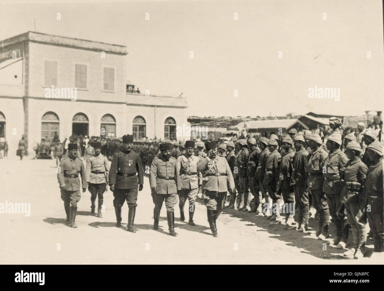 A photograph depicting Izzat Pasha, the Commander of the Caucasus Front ...