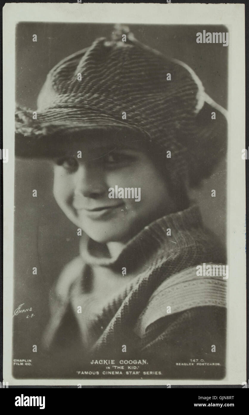 A 1921 photograph from the film 'The Kid' starring Jackie Coogan and ...
