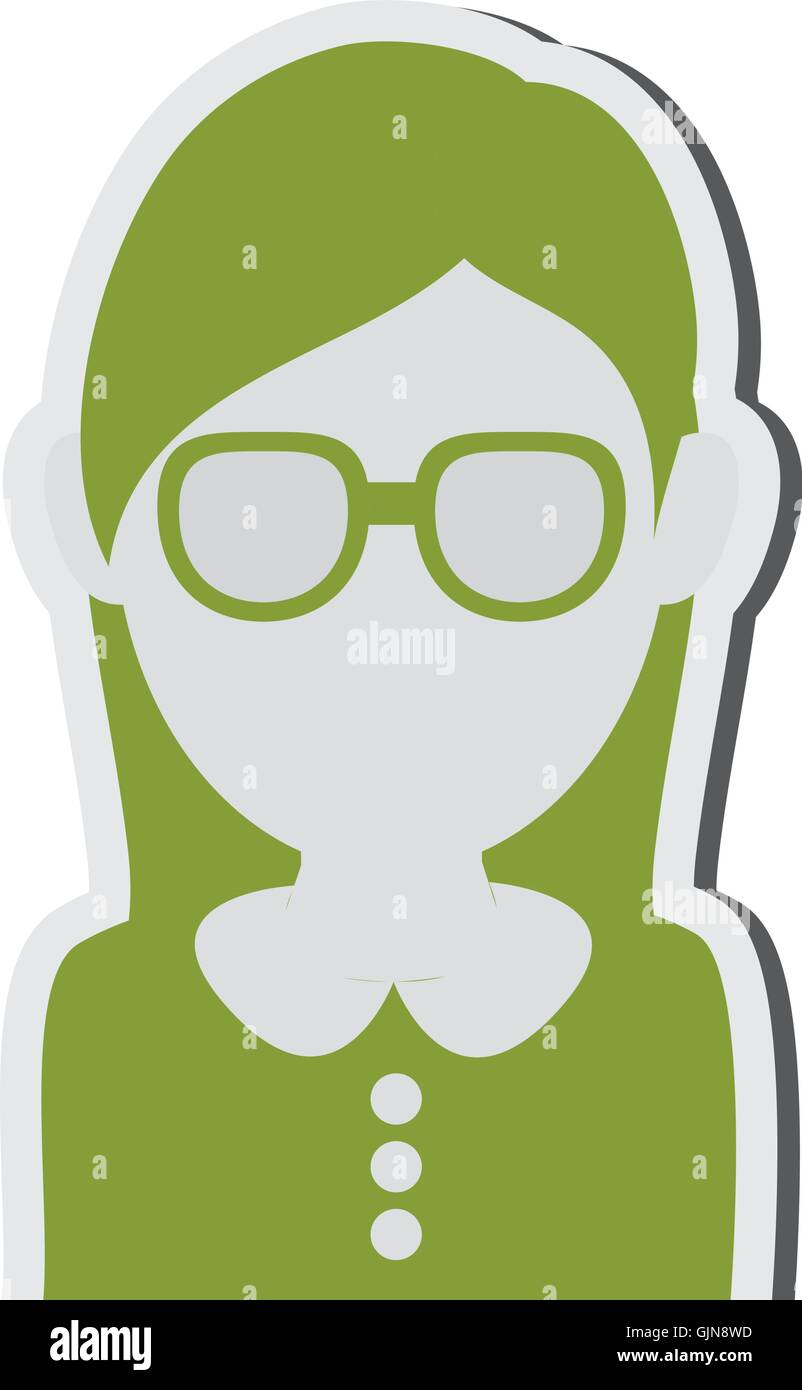 faceless woman portrait icon Stock Vector Image & Art - Alamy