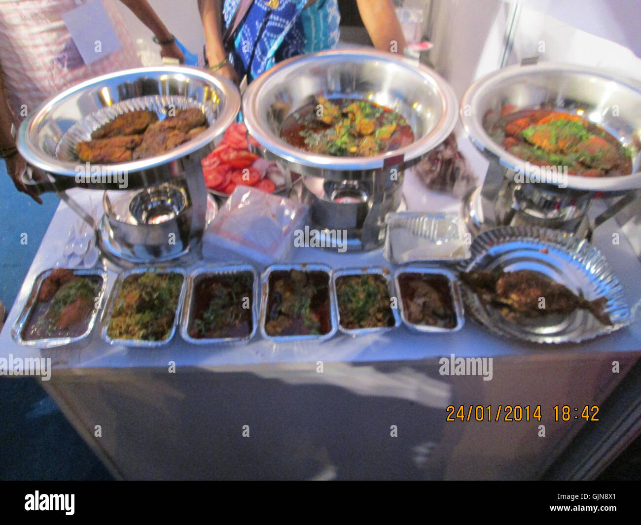This photo showcases a variety of Koli Fish dishes presented at the ...