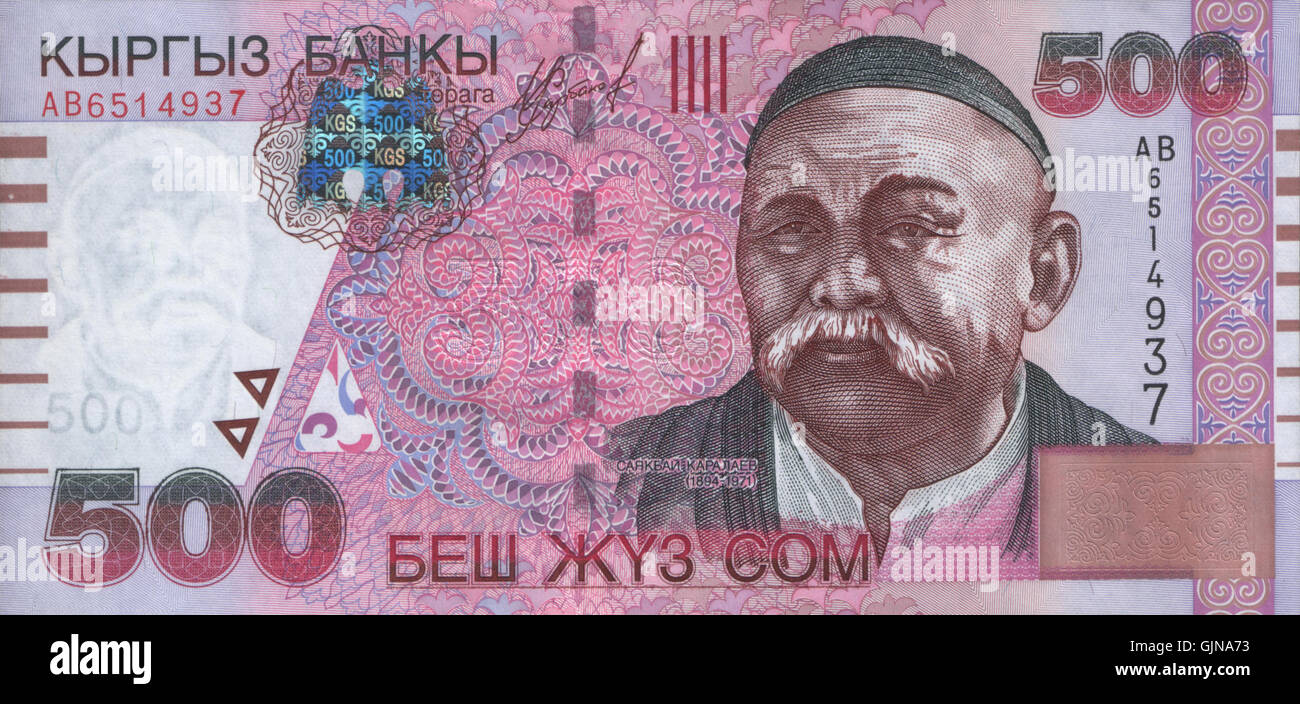 Kyrgyzstan som banknote hi-res stock photography and images - Alamy