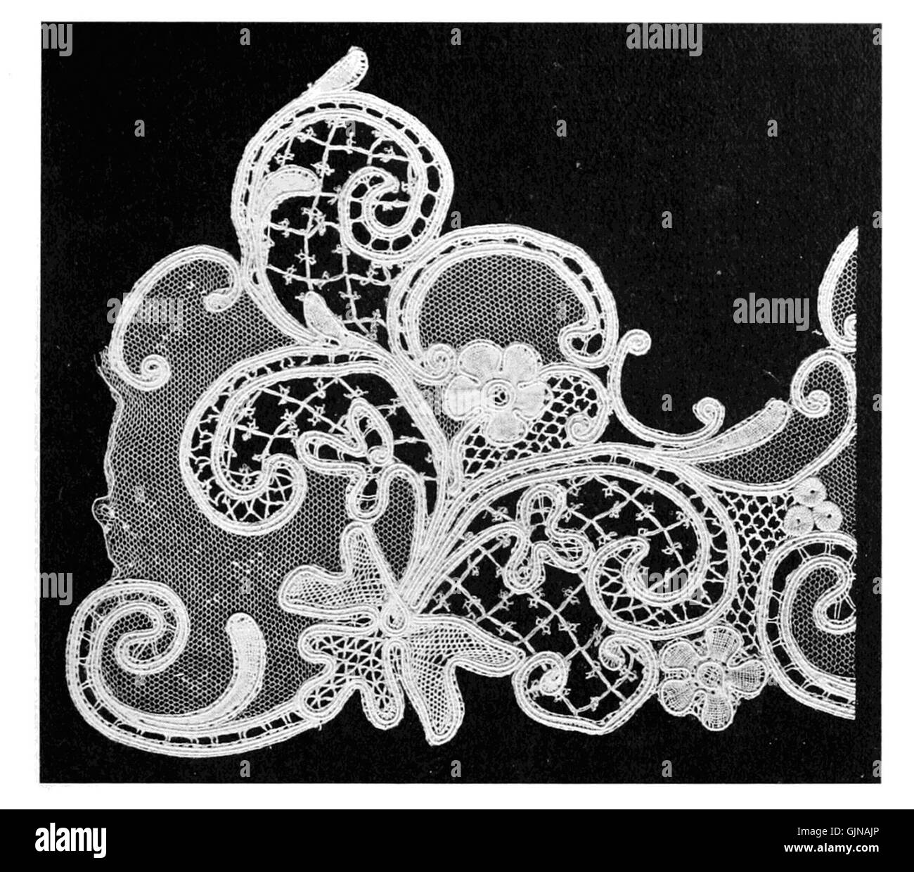 An informative image of Arabian lace, highlighting its intricate ...