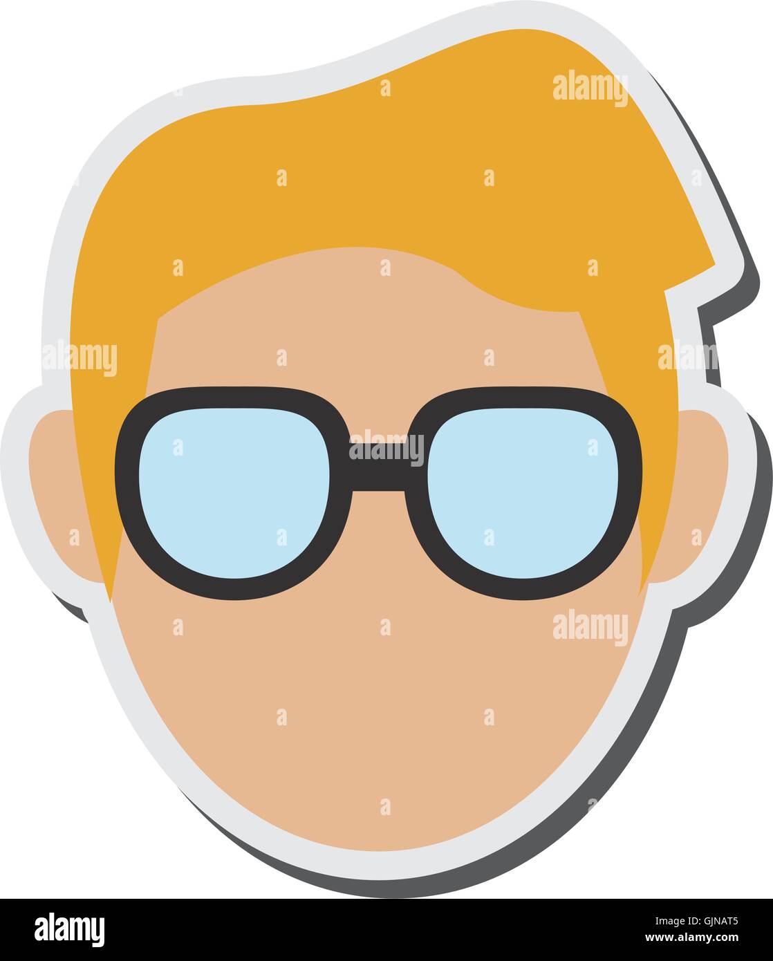 faceless man portrait icon Stock Vector Image & Art - Alamy
