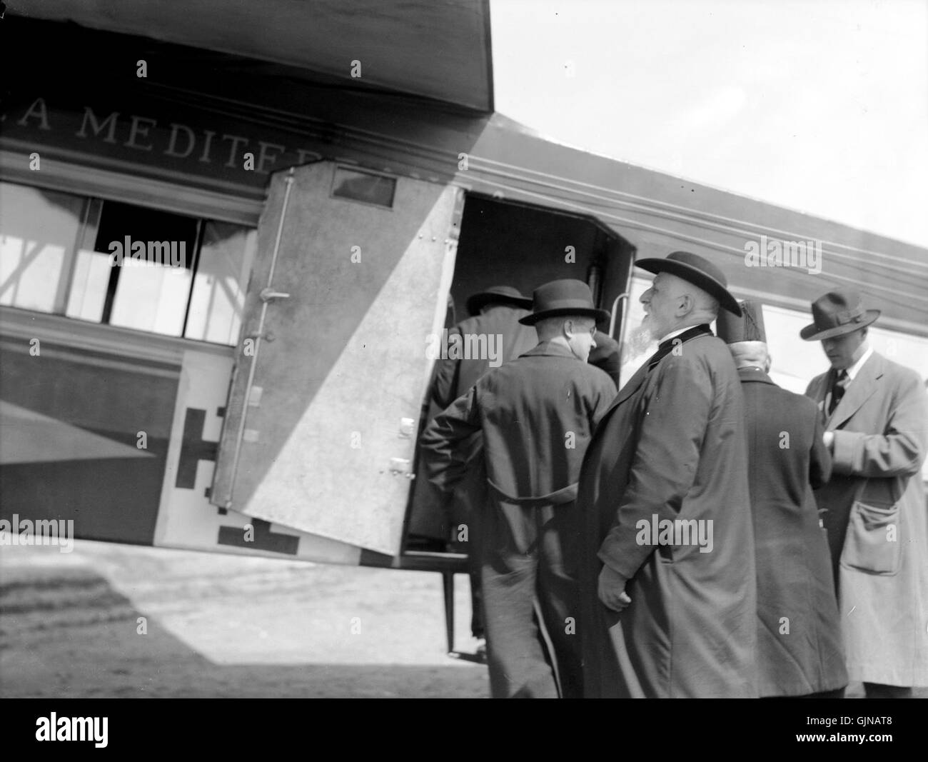 A historical image capturing the Latin patriarch bidding farewell to ...
